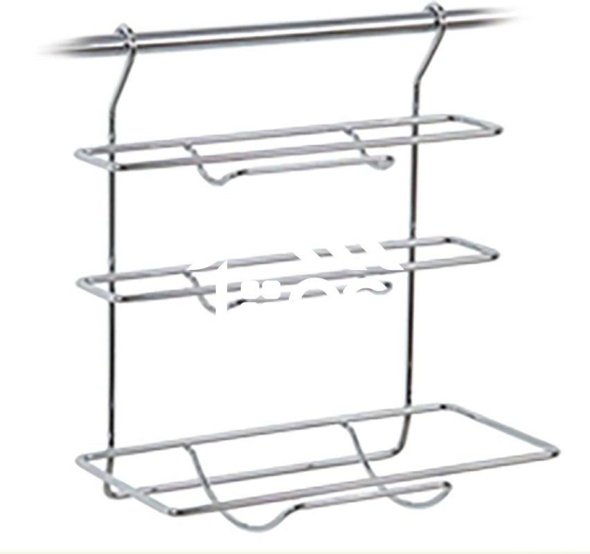 PORTE ROULEAU TRIPLE 32.7X16.5X35.8CM ACIER CHROMÉ GIEFFE - QGI