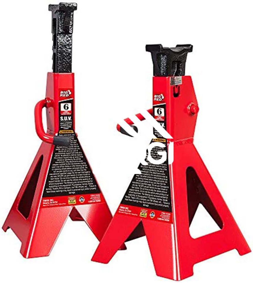 PAIRE DE CHANDELLE À CRÉMAILLÈRE 6TONNES BIG RED (2 pièce) - QGI
