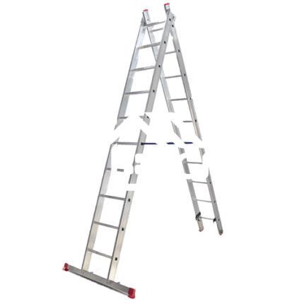 ÉCHELLE ALUMINIUM DOUBLE 10 MARCHES CASALINE - QGI